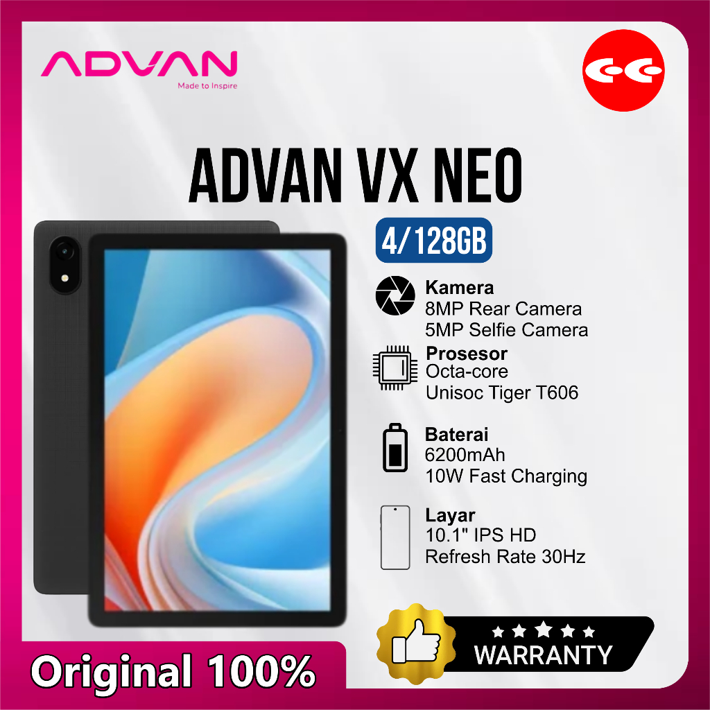 Jual ADVAN TAB VX NEO [4GB / 128GB] GARANSI RESMI | Shopee Indonesia
