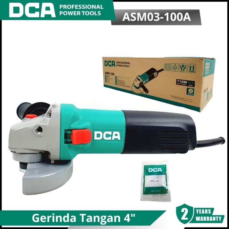 Jual Mesin Gerinda Tangan 4" DCA ASM03-100A 710 Watt Electric Angle ...