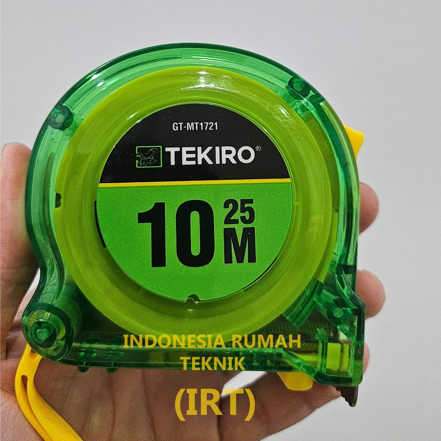 Jual TEKIRO Meteran Transparan 10 Meter / Tape Measurement Transparent ...