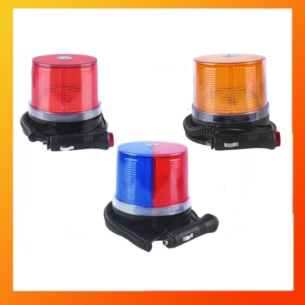 Jual LAMPU EMERGENCY ROTARY LED BLITZ FLASH 12V/24V WF-033 | Shopee ...