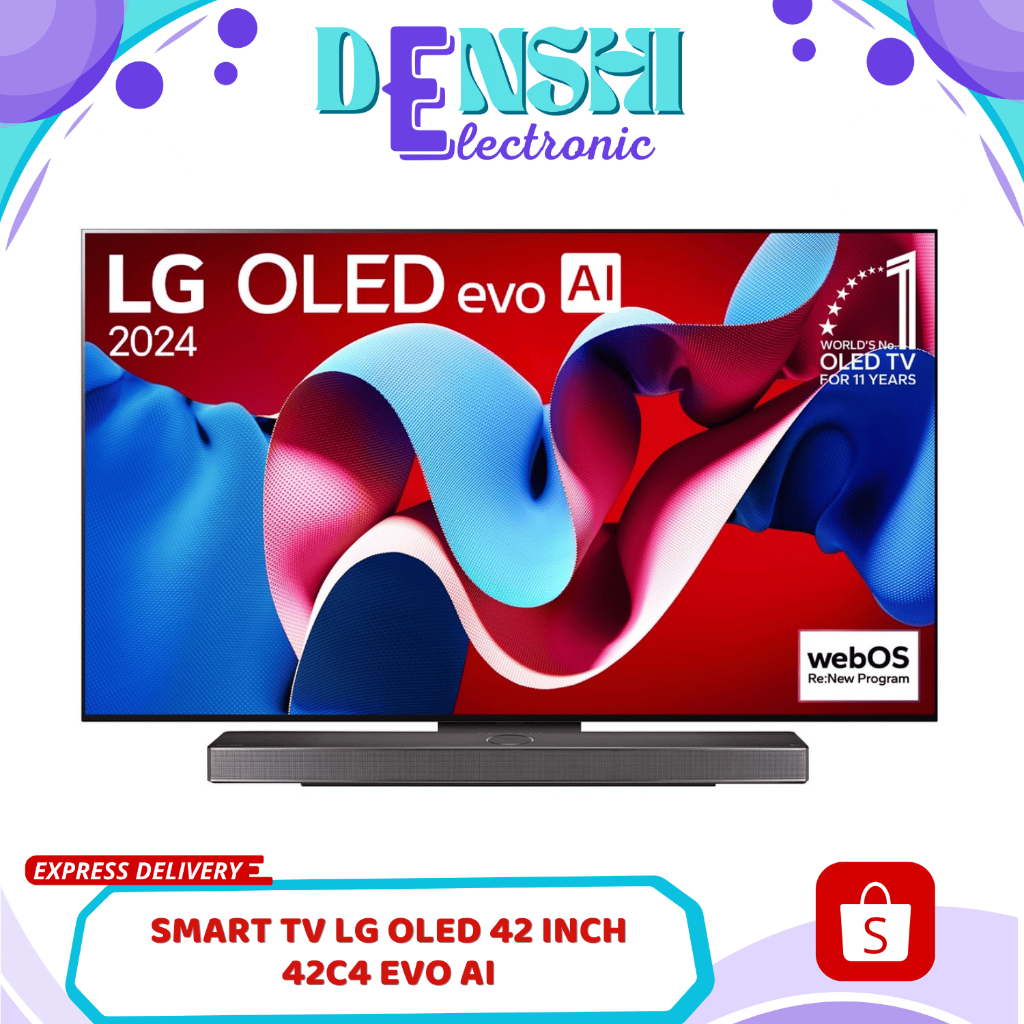 Jual LG 42C4 42 INCH OLED 4K EVO AI C4 SMART TV OLED 42C4PSA SMART TV DOLBY ATMOS OLED42C4PSA ...