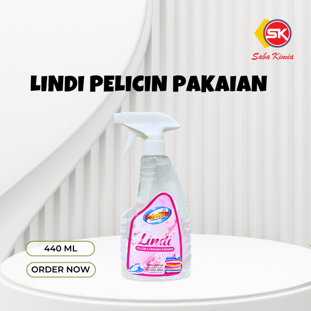 Jual Pelicin Pakaian Spray / Pelicin Setrika Laundry / Lindi 440 ML ...