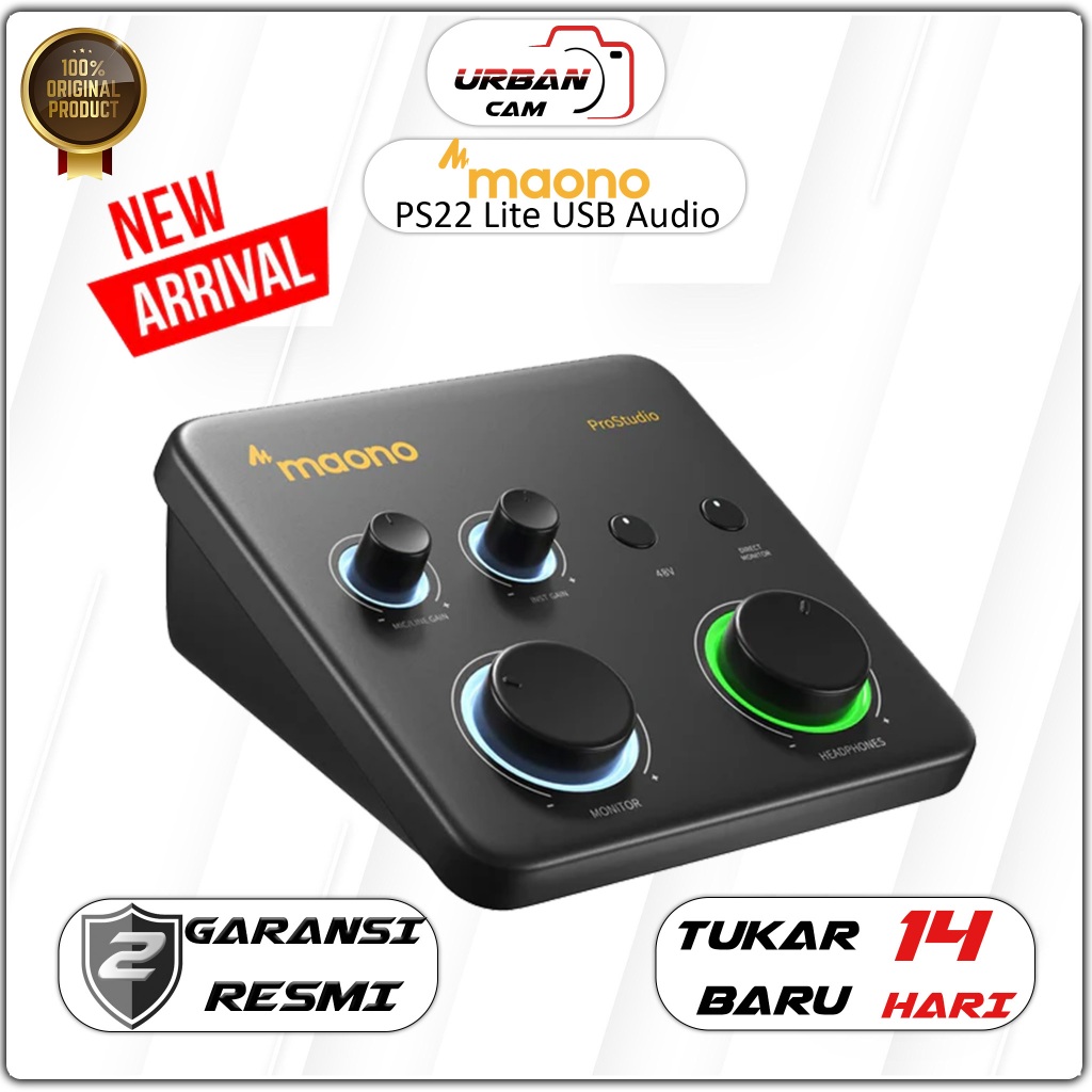 Jual Maono PS22 Lite USB Audio Interface For PC | Shopee Indonesia