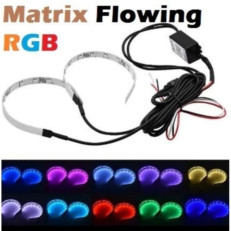Jual Demon Eye RGB Matrix Flowing App Devil eyes Lampu led 360 shroud ...