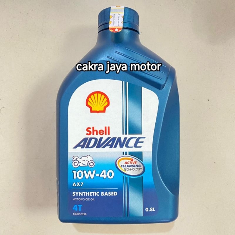 Jual Oli Shell Advance AX7 4T Sport 800ml | Shopee Indonesia