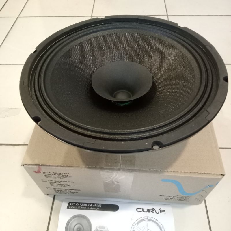 Jual SPEAKER CURVE 12 inch C 1230 1230 FULL RANGE 350 WATT | Shopee ...