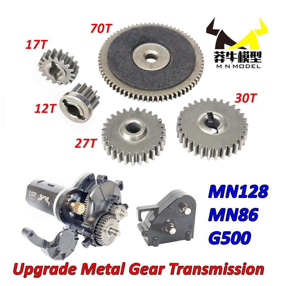 Jual Metal Gear for Gearbox Front and Center MN128 MN86 G500 RC ...