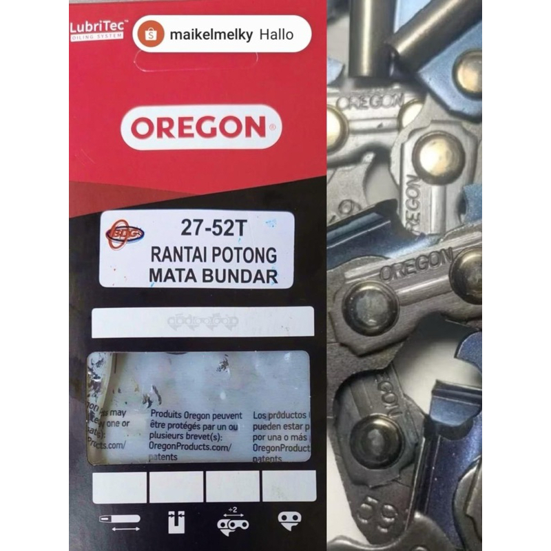 Jual Rantai Potong Oregon 27-52T Rantai Potong Oregon Chainsaw 070 Mata ...