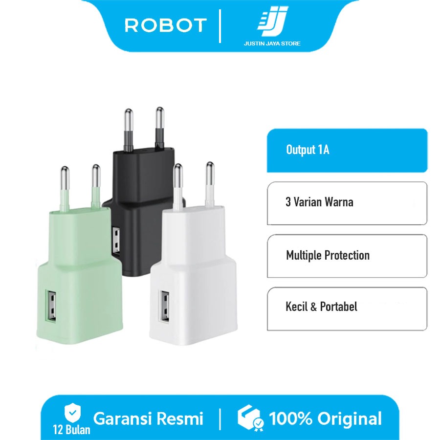 Jual Robot RT-K4s Kepala Charger ROBOT RT-K4s single output 5v/1A ...
