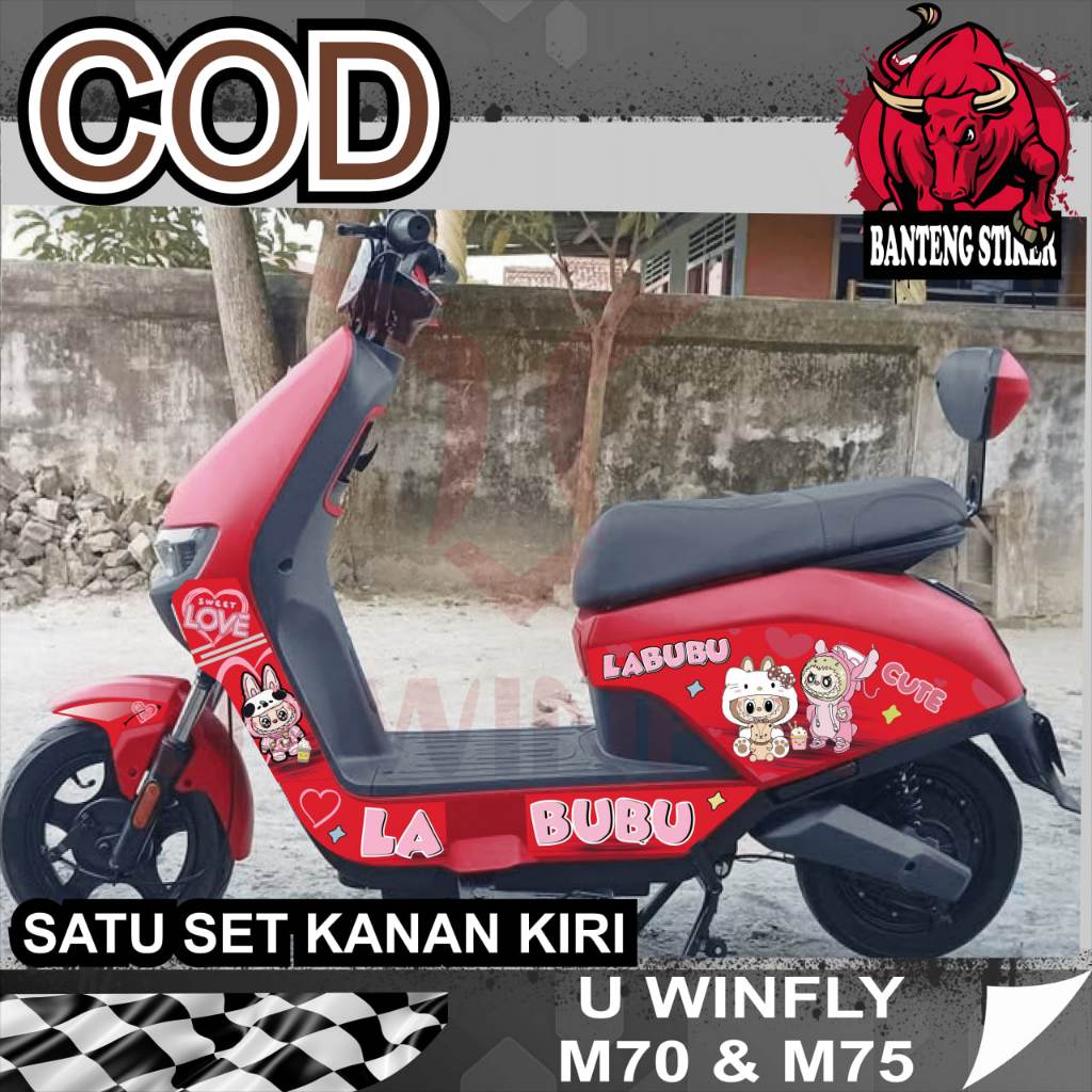 Jual Stiker striping U WINFLY M70 M75 LABUBU | Shopee Indonesia