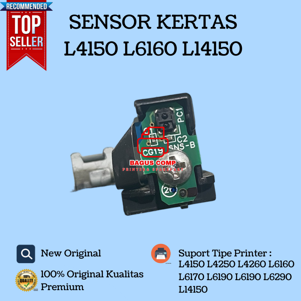 Jual Sensor Kertas Printer Epson L6190 Sensor Epson L4150 L4160 L4165 ...