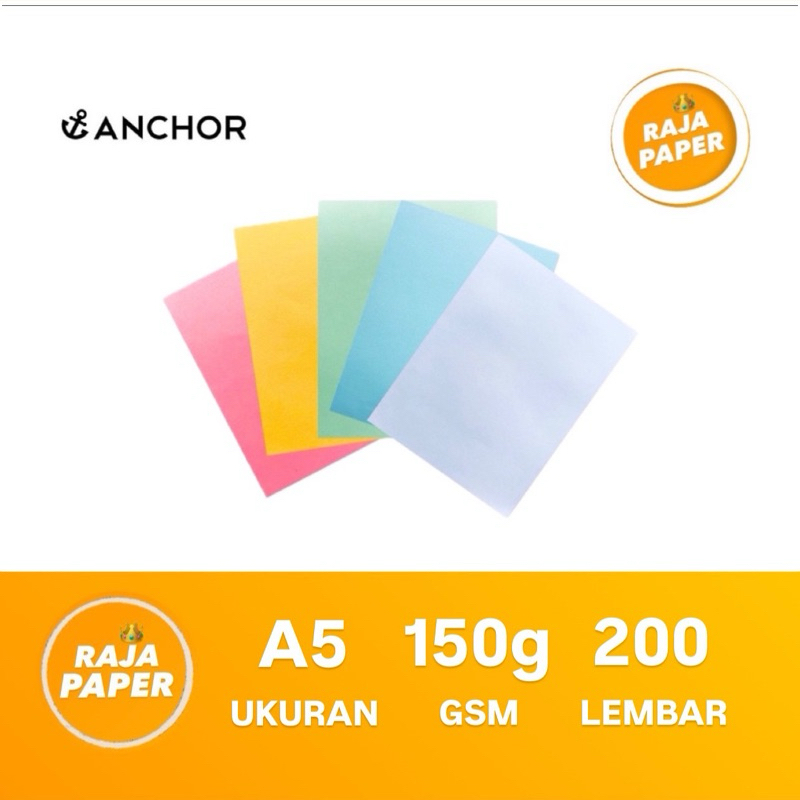 Jual Kertas Brief Card Ukuran A5 200 Lembar 150 Gsm Gr Gram By Pindo ...