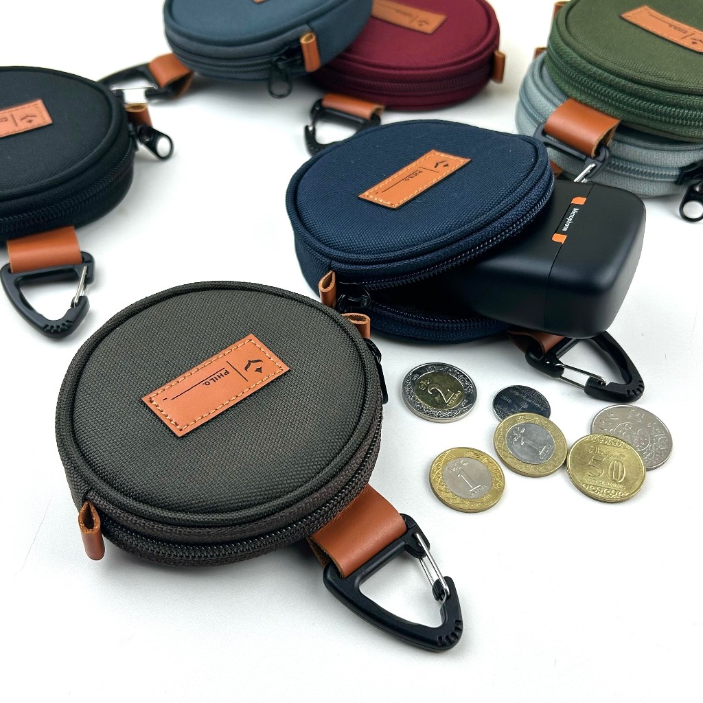 Jual Dompet koin bulat kecil coin pouch mini earphone headset case ...