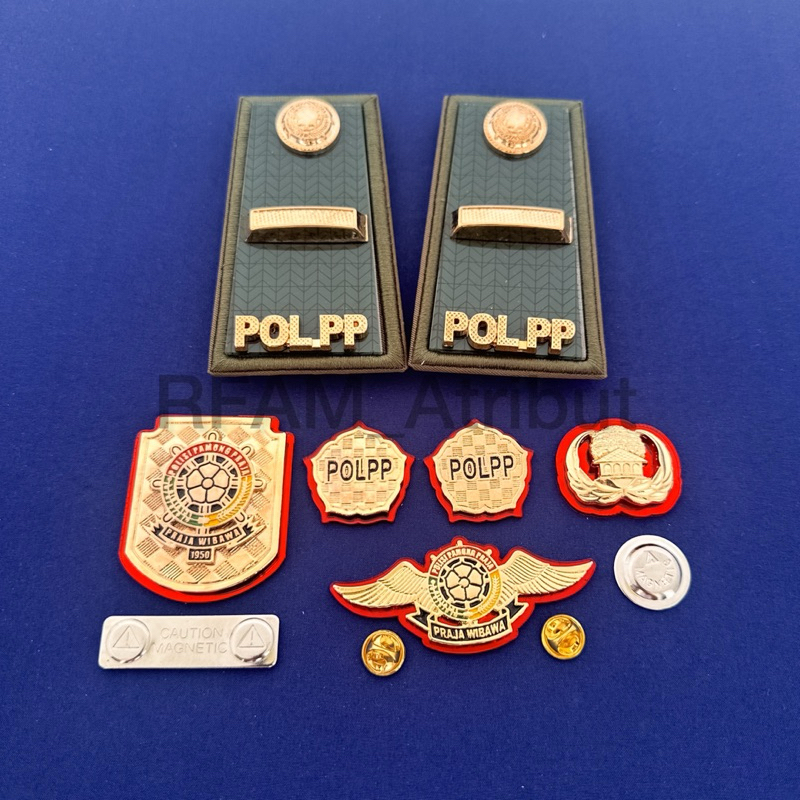 Jual Set Pangkat Satpol pp Pin Korpri / Wing Pol pp / Monogram Pol pp ...