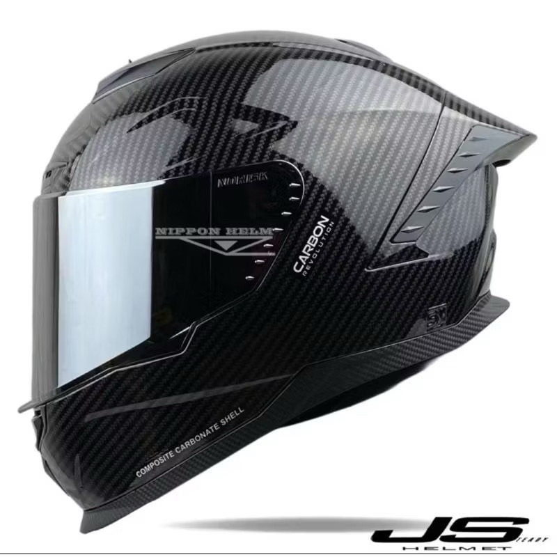 Jual Helm JS ARMOR Full Face Carbon Original Terbaru SNI | Shopee Indonesia