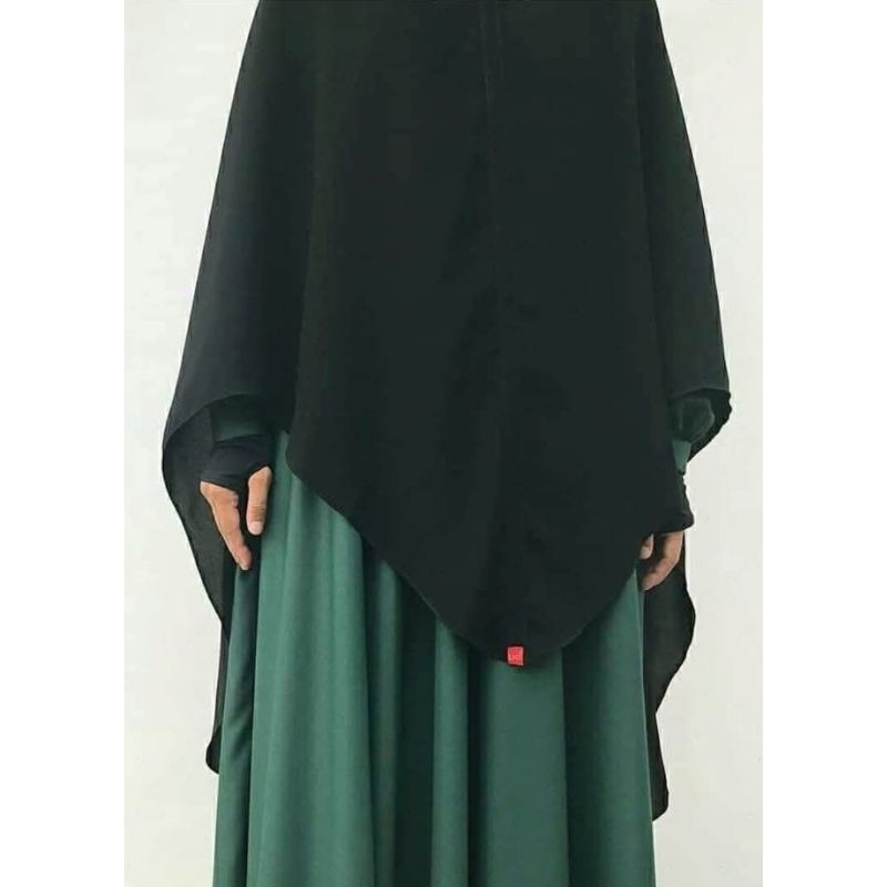 Jual Preloved Gamis SET Shafa Jilbab & RWP warna NAVY | Shopee Indonesia