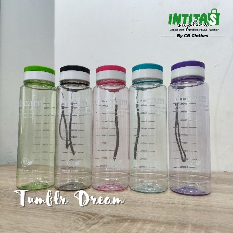 Jual INTITAS - SOUVENIR TUMBLR DREAM 1 LITER | TUMBLR MINUM | BOTOL ...