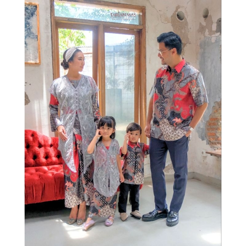 Jual Zephyr Set Family Batik Modern By Tarian Mas | Shopee Indonesia