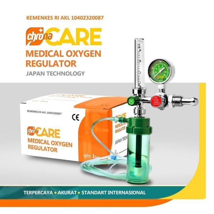 Jual CHRONA CARE - Regulator Oksigen Chrona Care O2 | Tabung Oksigen ...