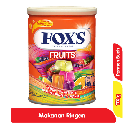 Jual fox's candy fruity mints / Fruits / Berries 170g | Shopee Indonesia
