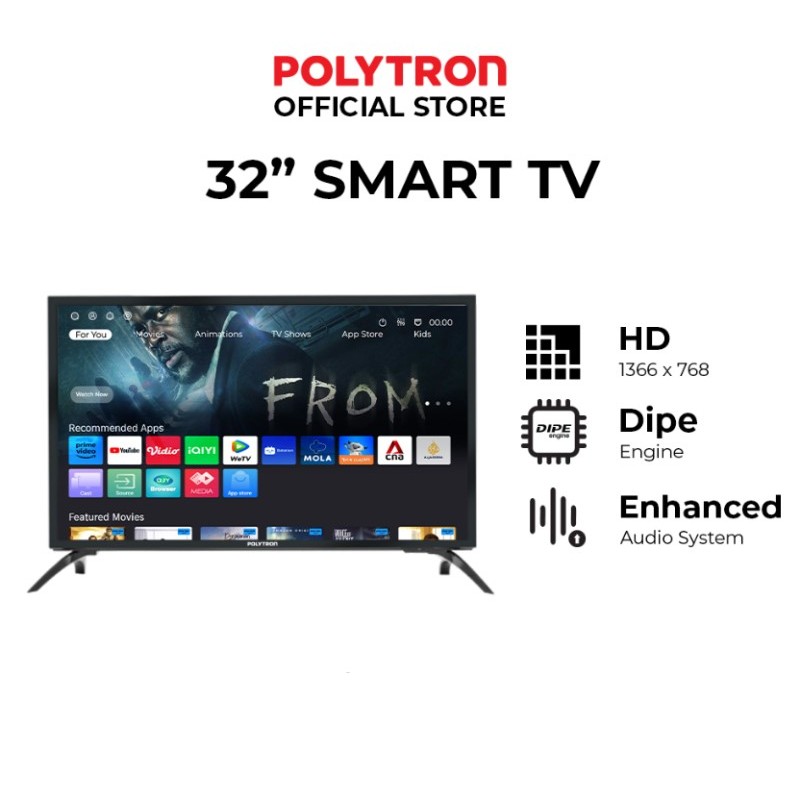 Jual POLYTRON LED SMART DIGITAL TV PLD 32CV2269 UKURAN 32 INCH | Shopee Indonesia