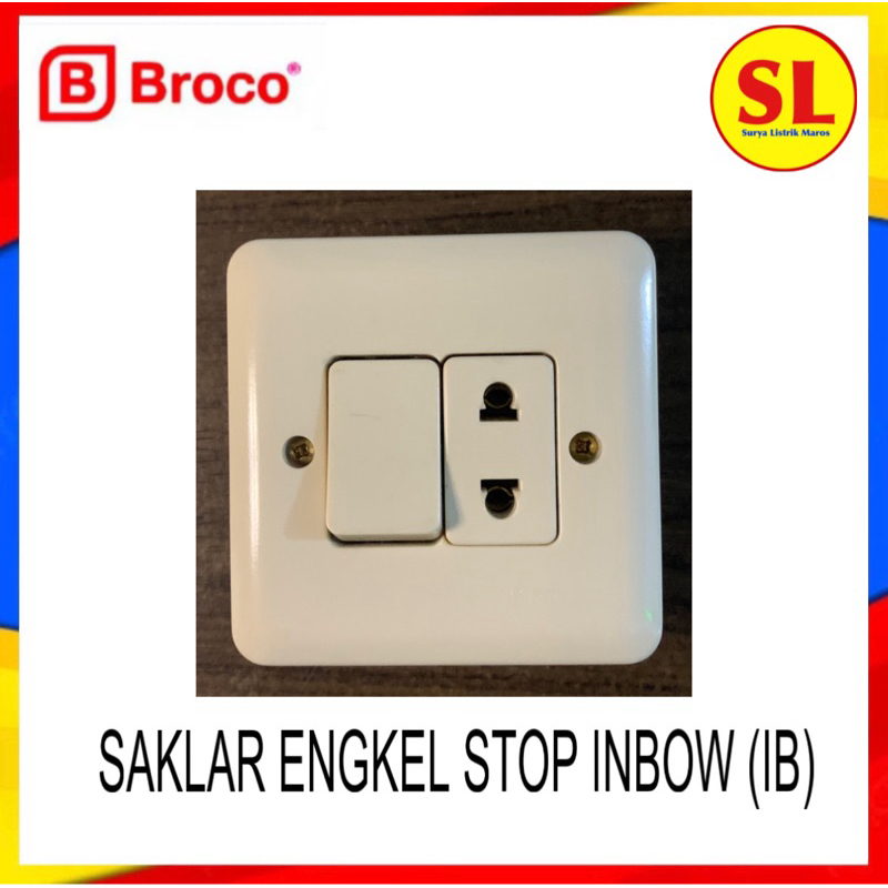 Jual BROCO SAKLAR ENGKEL STOP INBOW SAKLAR TUNGGAL STOP INBOW (IB ...