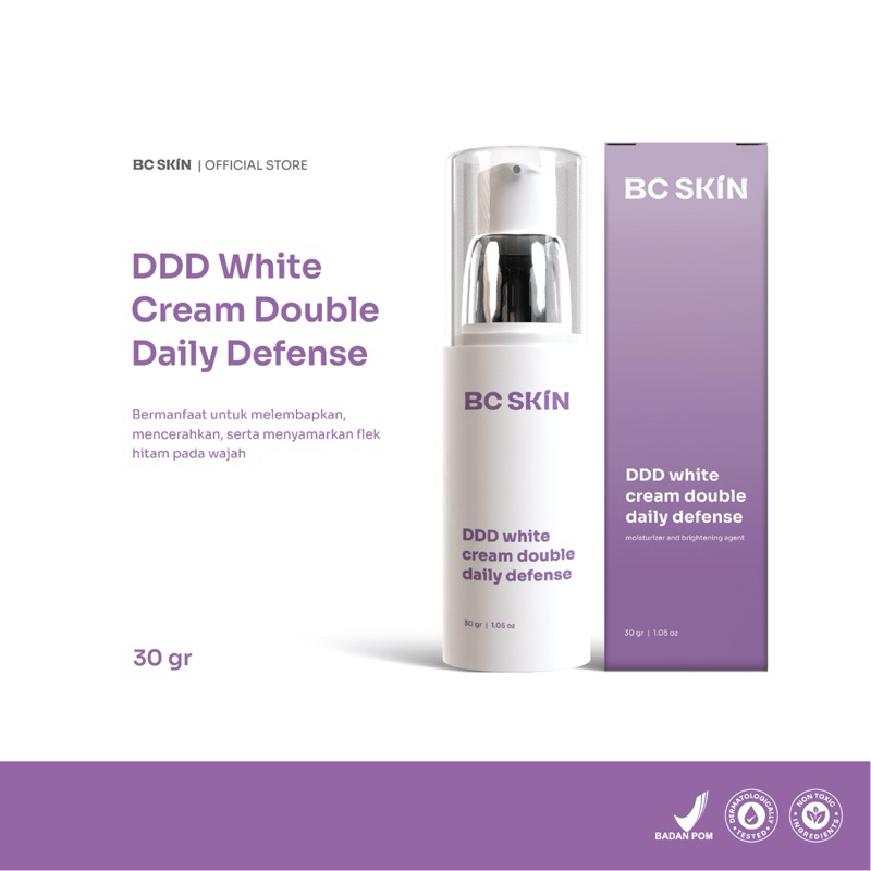 Jual BC SKIN SKINCARE EXPERT DDD WHITE CREAM DOUBLE DAILY DEFENSE ...