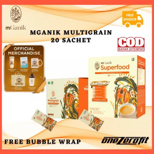 Jual Mganik Multigrain Superfood 500 Gram 20 Sachet M ganik M-Ganik ...