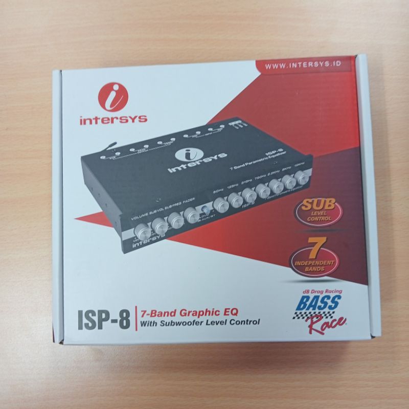 Jual PREAMP INTERSYS EQUALIZER 7 BAND ISP-8 / PREAMP EQUALIZER INTERSYS ...
