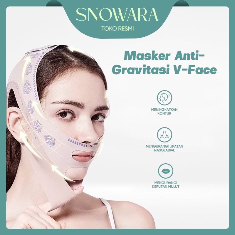 Jual SNOWARA V-Shape Night Lifting Mask - Kencangkan Dagu Ganda, Kontur ...
