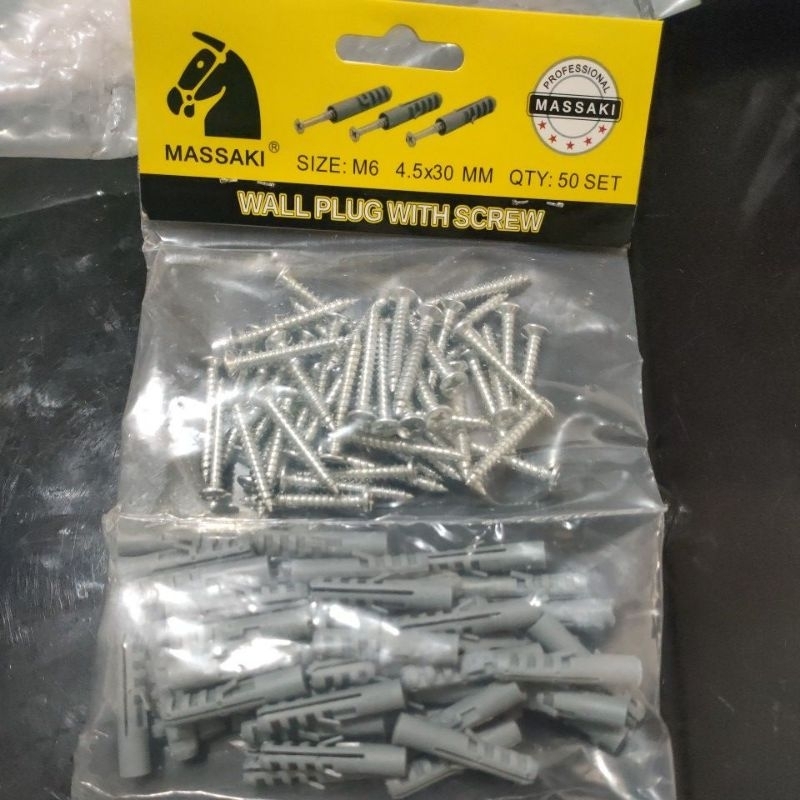 Jual fiser / fischer + baut sekrup m6 Massaki | Shopee Indonesia