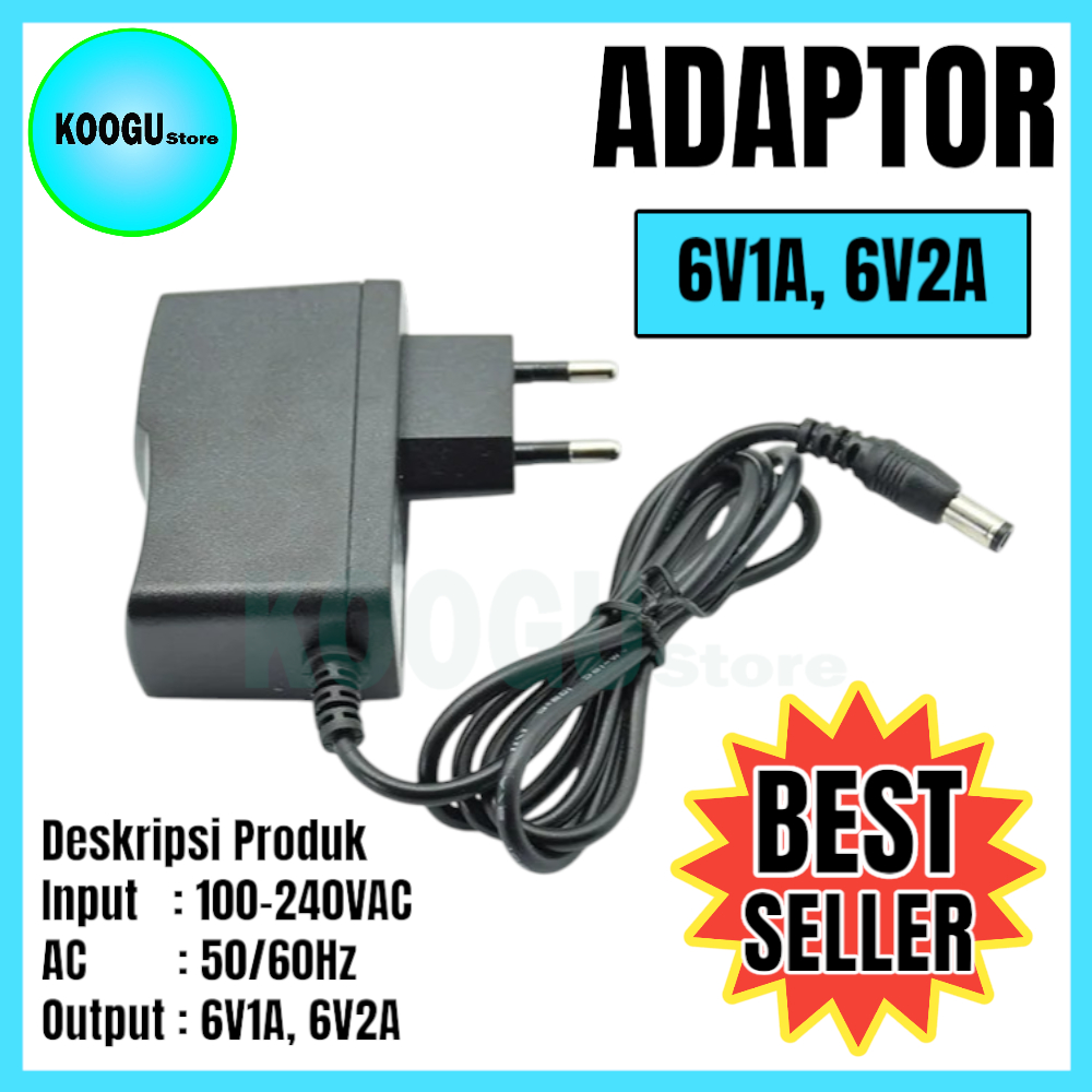 Jual Adaptor 6V 1A 6V 2A Adaptor Power Switching 6V 1A 6V 2A Adaptor ...