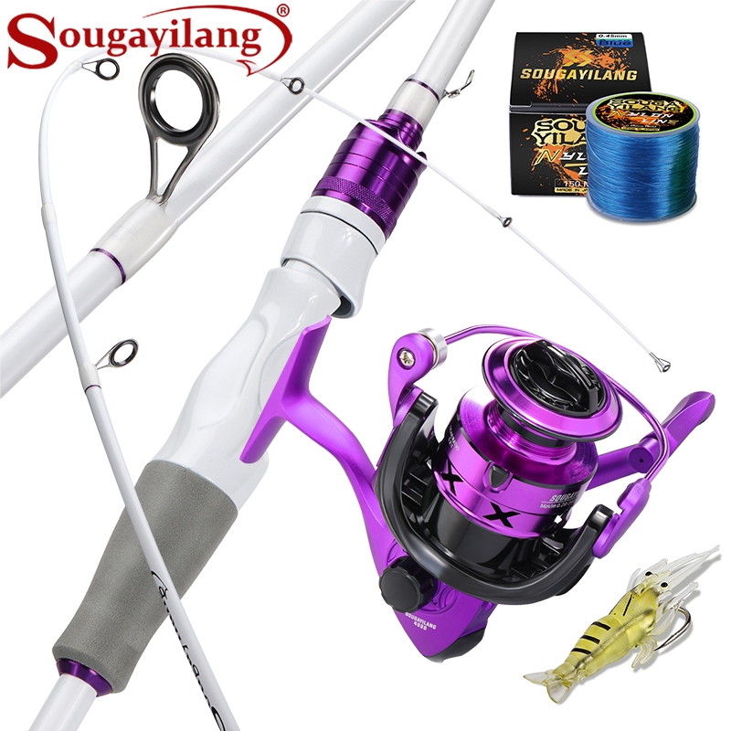 Jual Sougayilang Joran Pancing Set 1.8m 5-10LB 1000-7000Joran UL Carbon Pancingan Set Lengkap ...