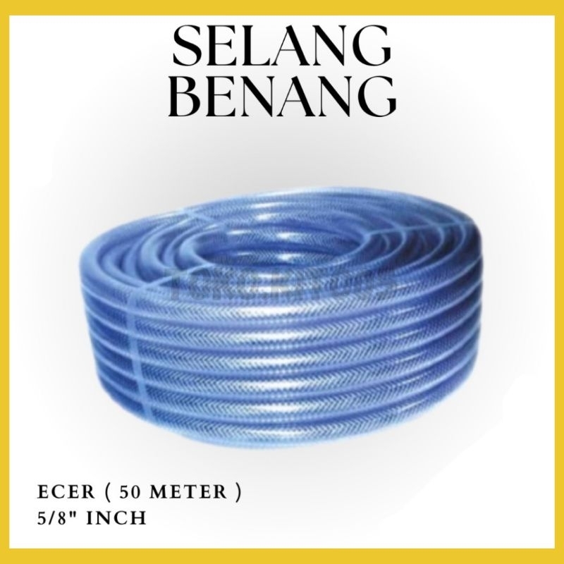 Jual Selang Benang 5/8" Inch Per Meter / Roll Selang Air Taman | Shopee Indonesia