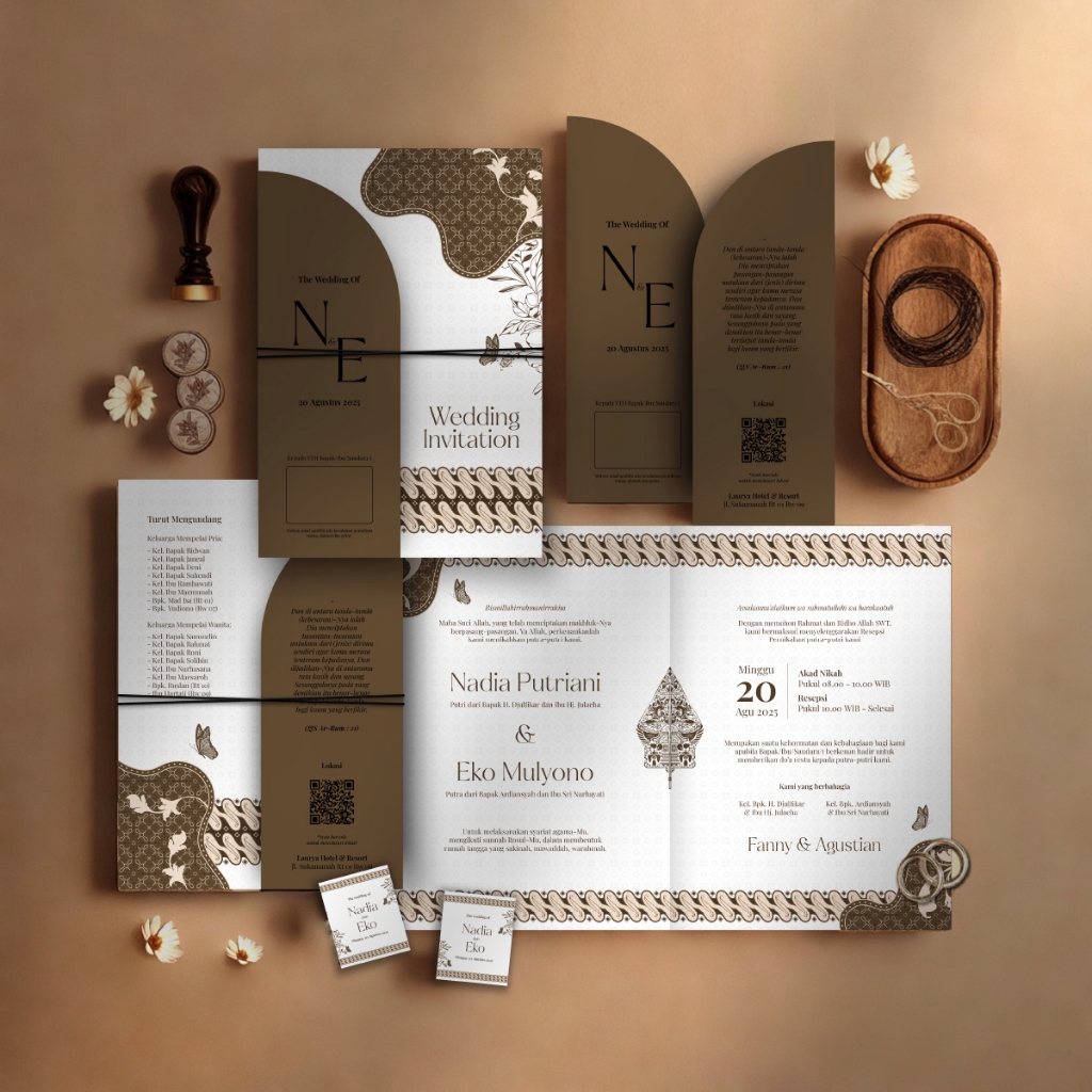 Jual Undangan Pernikahan Batik [Asmaraloka Invitation] | Shopee Indonesia