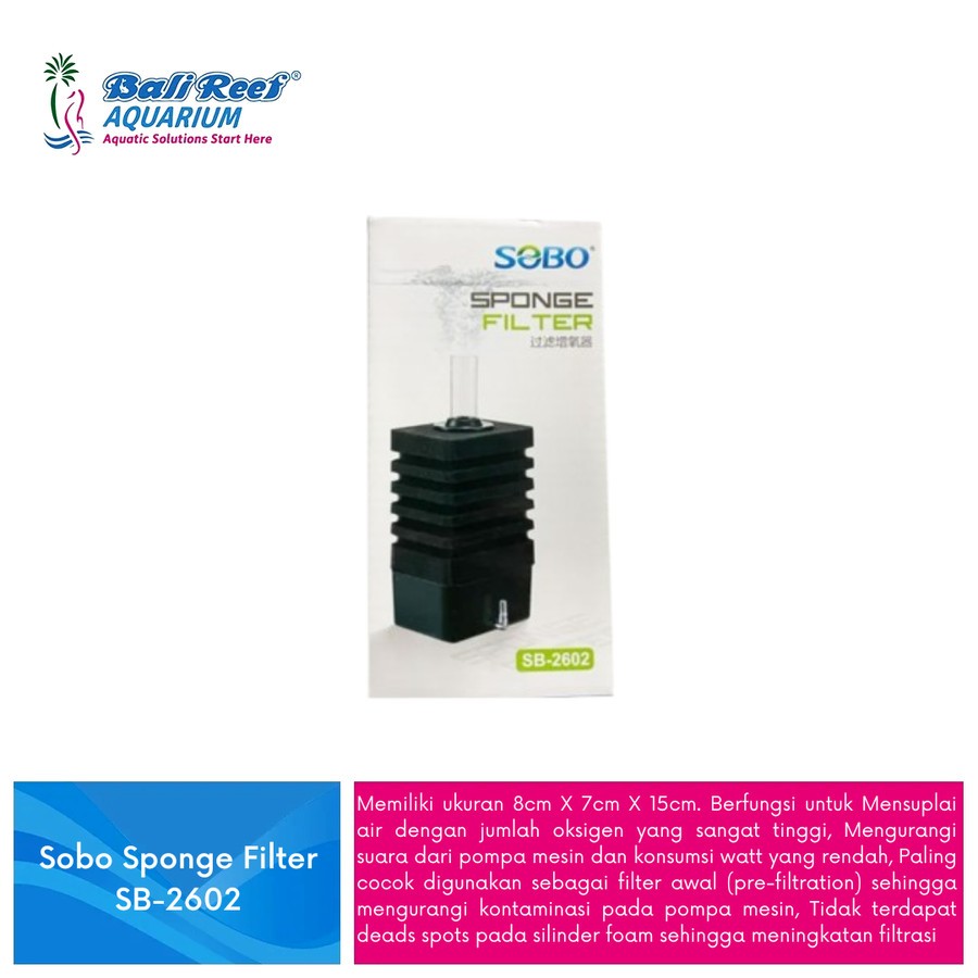 Jual Sobo Bio Sponge Filter Spon Mekanis Dan Biologis Spon Filter ...