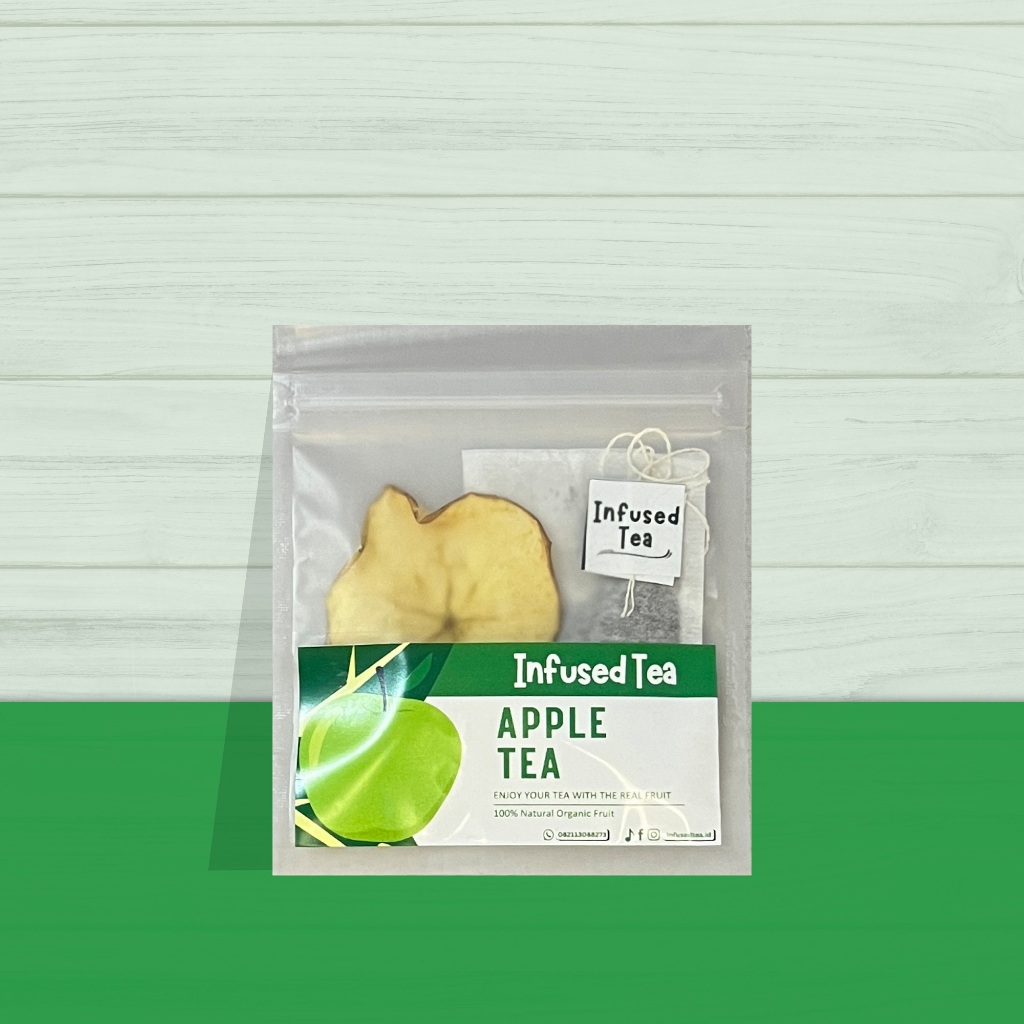 Jual [Infused Tea] Teh Apel + Buah Apel Kering | Teh Herbal Segar ...