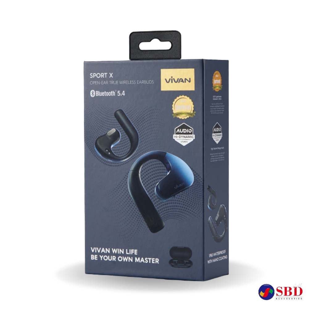 Jual VIVAN Open Ear True Wireless Earbuds SPORT X IP65 Dual ENC ...