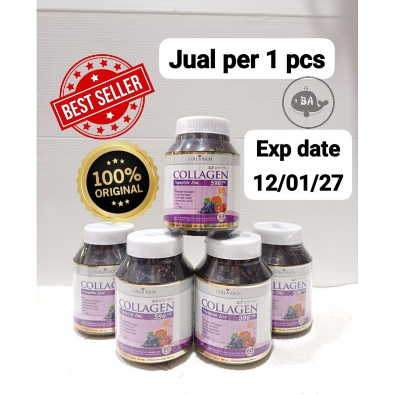 Jual Colla Rich Original Collagen Tri Peptide pemutih kulit // COLLAGEN ...