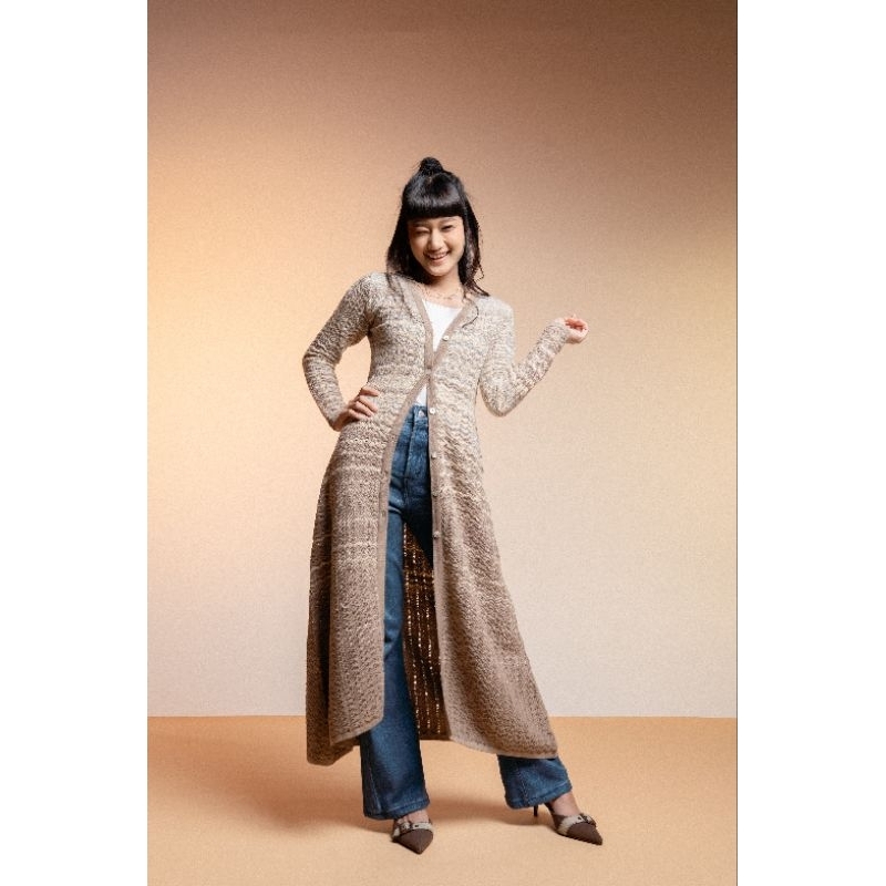 Jual SHIKÚ - Lumi Long Cardigan | Shopee Indonesia
