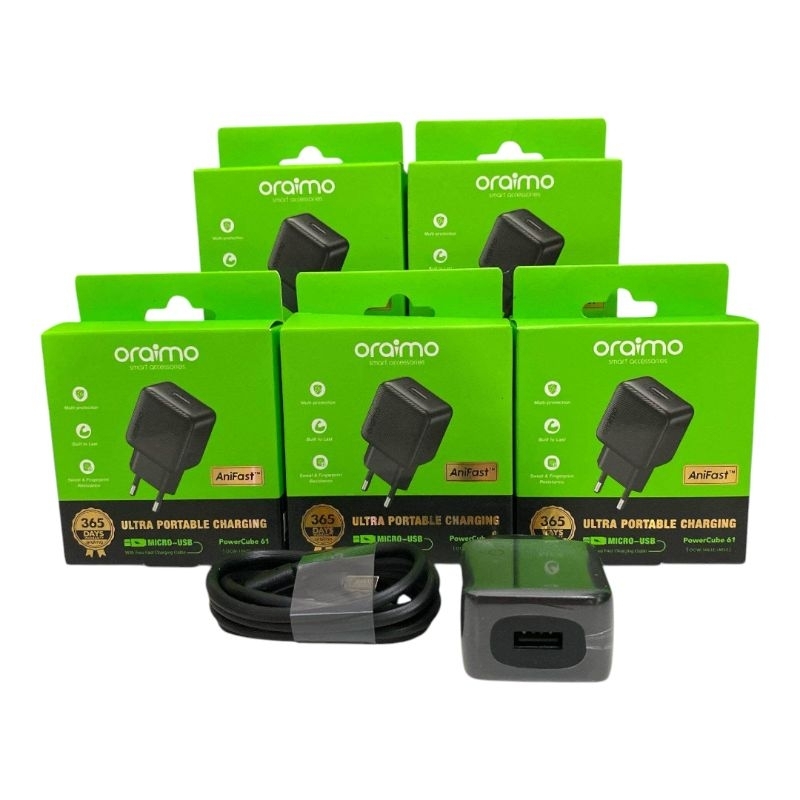 Jual Oraimo Charger Kit Powercube 61 OCW-1061E-M53 Durable Charging ...