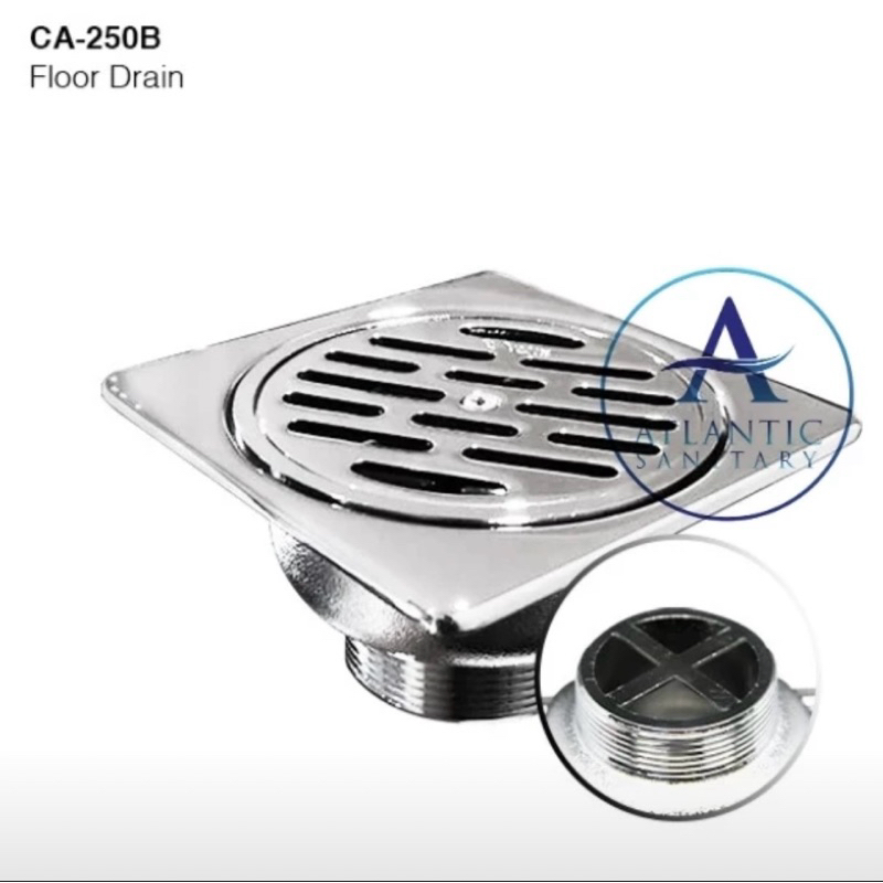 Jual Saringan got floor drain kamar mandi kuningan/Floor drain bahan kuningan model toto ...