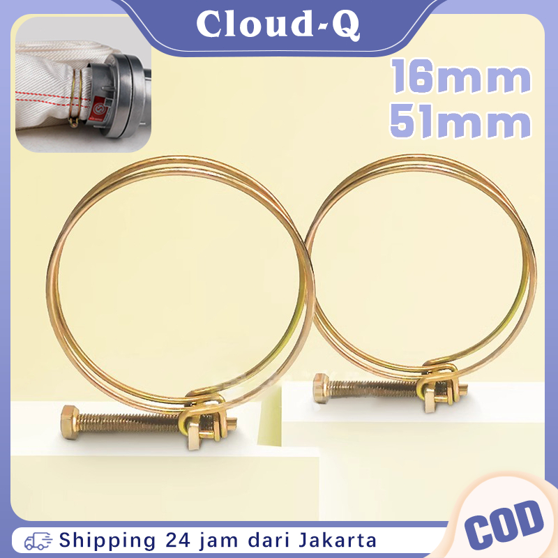 Jual Klem Selang Model Kawat 10pcs Double Wire Hose Clamp Klem Pipa ...