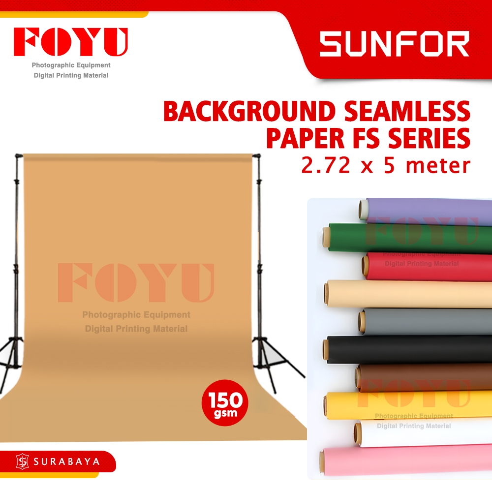 Jual Sunfor Background Backdrop Konten Studio Foto Video Kertas Paper ...