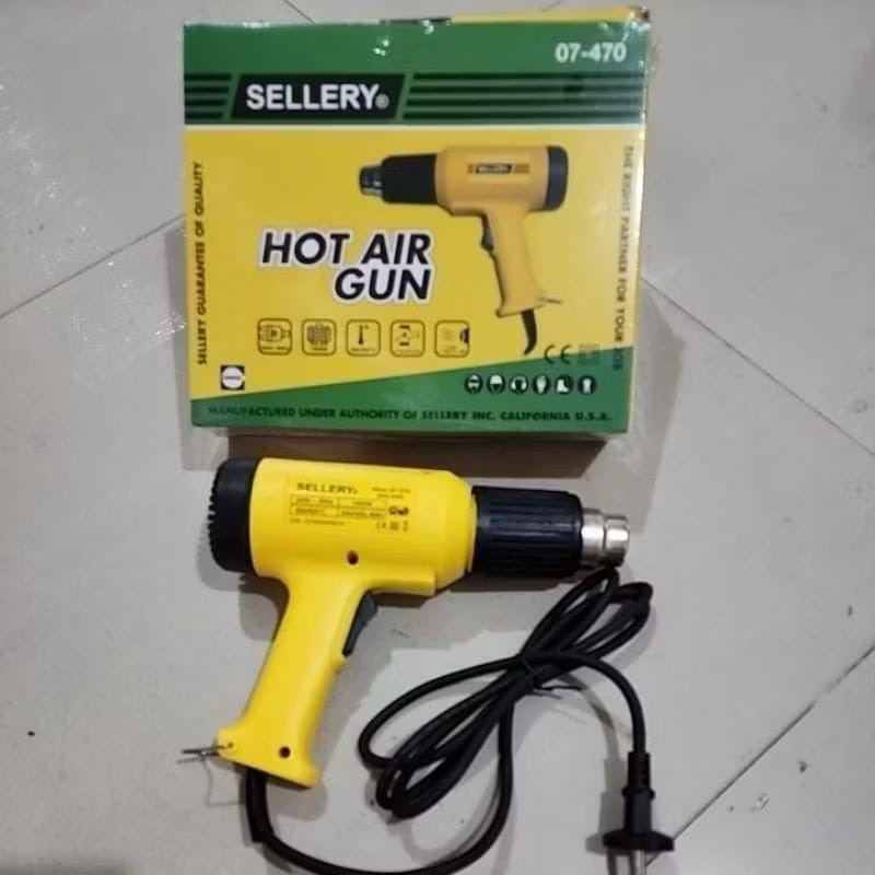 Jual SELLERY Hot Air Gun / Heat Gun HG-500 PISTOL PEMANAS Heat Gun Air Mesin Pemanas Pistol ...