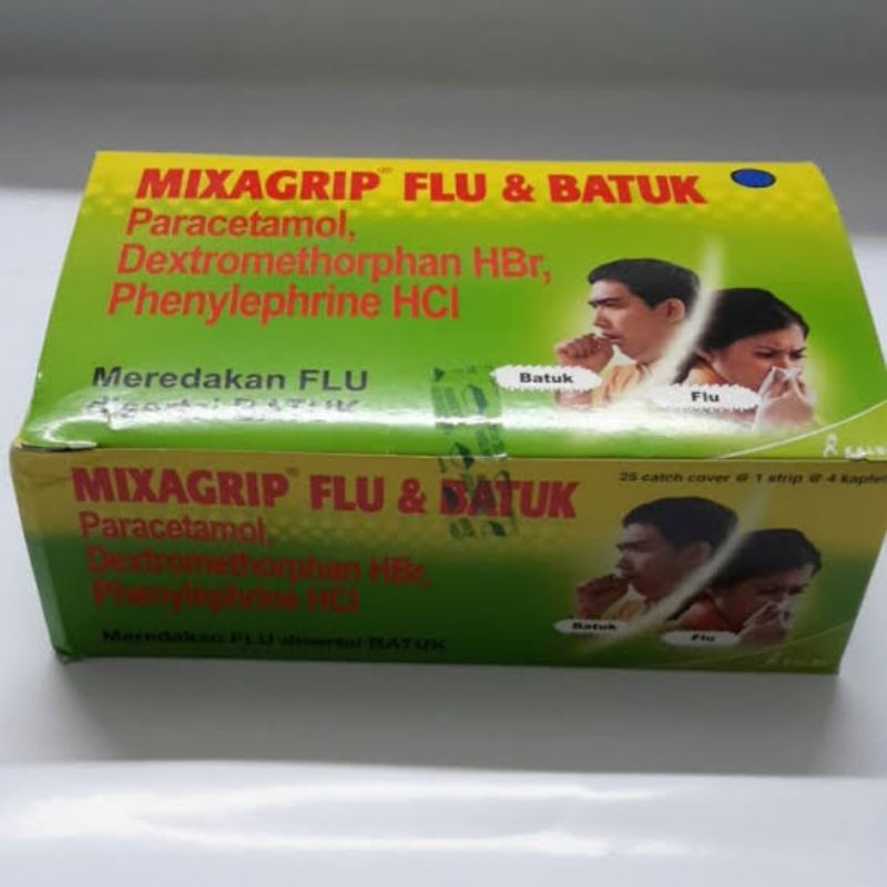 Jual mixagrip 1box isi 25catchover | Shopee Indonesia