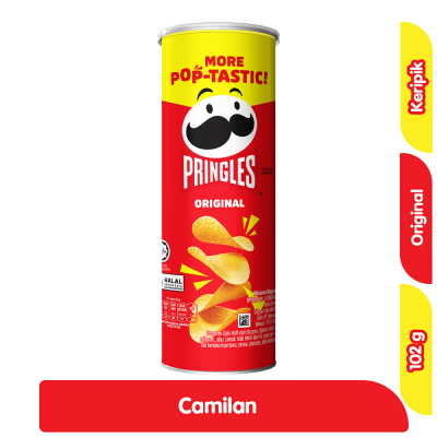 Jual Pringles Potato Crisps Original Pcs 102 gr | Shopee Indonesia