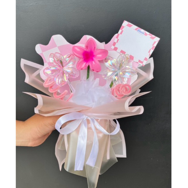 Jual Hairclip bouquet | Buket jepitan kamboja | Hadiah wisuda | Buket ...