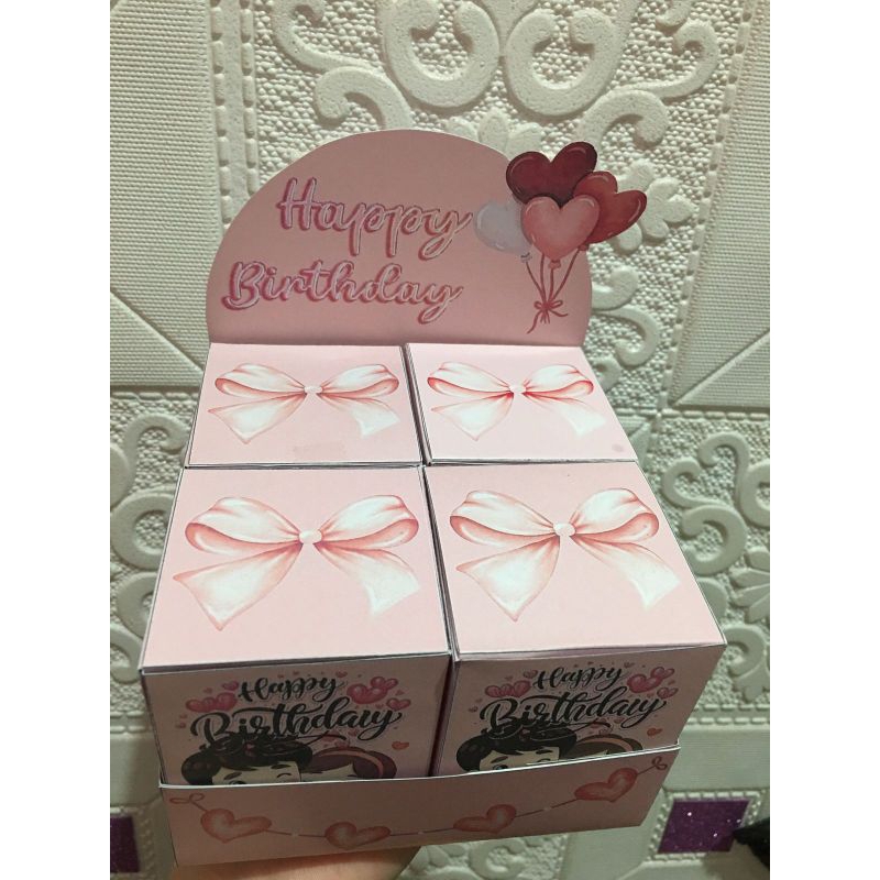 Jual blind box custom,blind box request tema,box kotak custom | Shopee ...