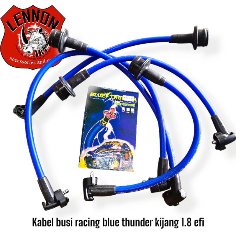 Jual kabel busi racing blue thunder kijang 7K efi 1.8 | Shopee Indonesia